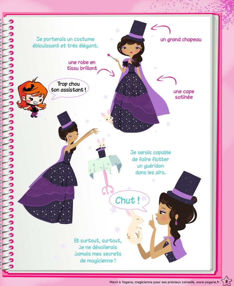 La magicienne Yogane dans le magazine L'école des Princesses | Yogane